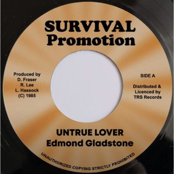 EDMOND GLADSTON - Untrue Love 7" – TRS Records